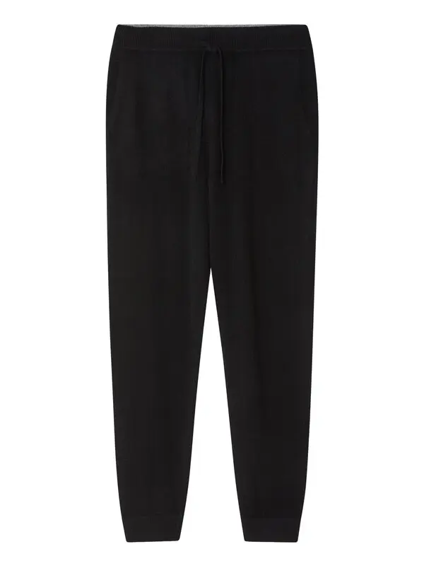 WHITE & WARREN Cashmere Jogger Pant - Black