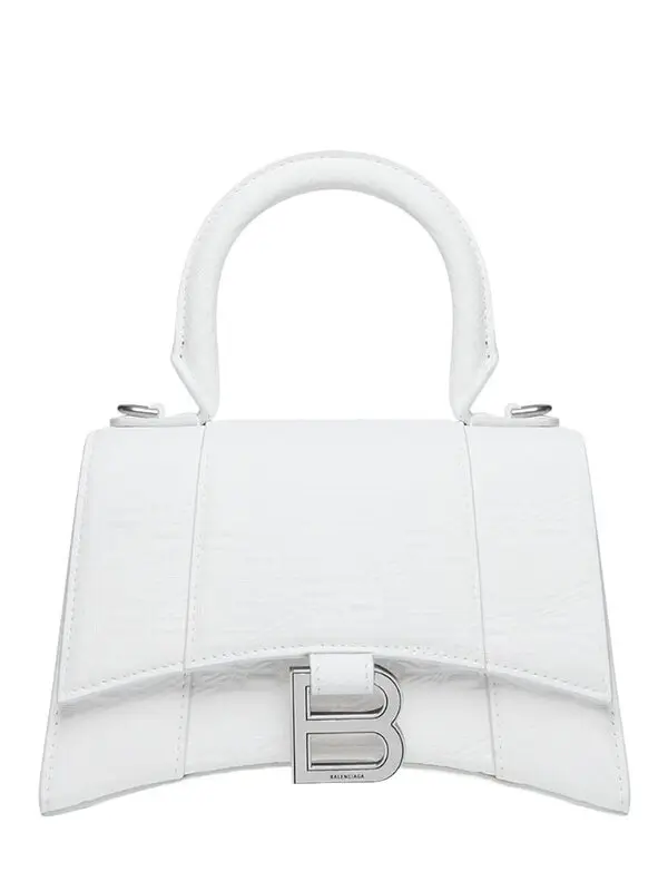 Balenciaga Hourglass Xs Handbag - White