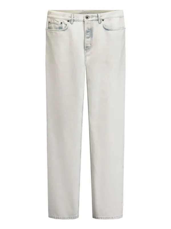 Dior Long Regular Jeans - White
