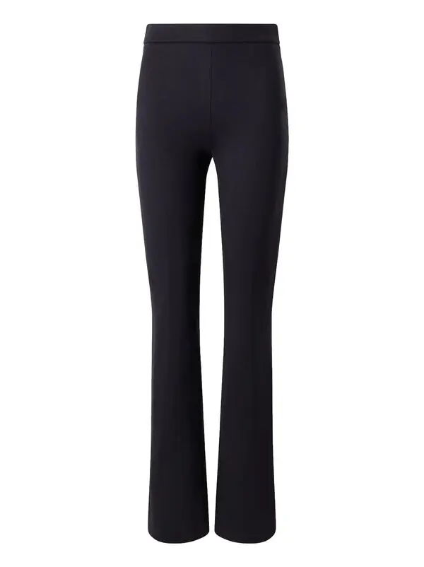 Veronica Beard Gracie Stretch-jersey Flared Pants - Black