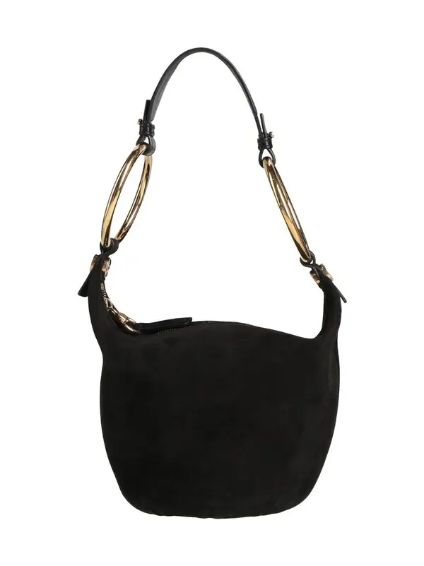 Chloé Suede Bucket Bag - Black