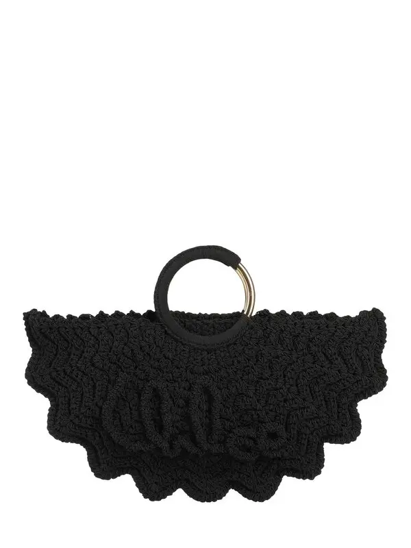 Chloé Knitted Handbag - Black