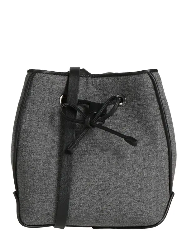Brunello Cucinelli Woven Bucket Bag - Grey