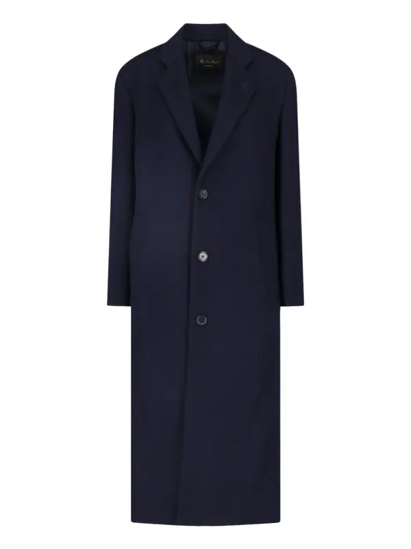 Loro Piana Long Sleeved Coat - Blue