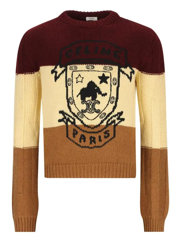 Celine Long Sleeve Knit Top - Brown