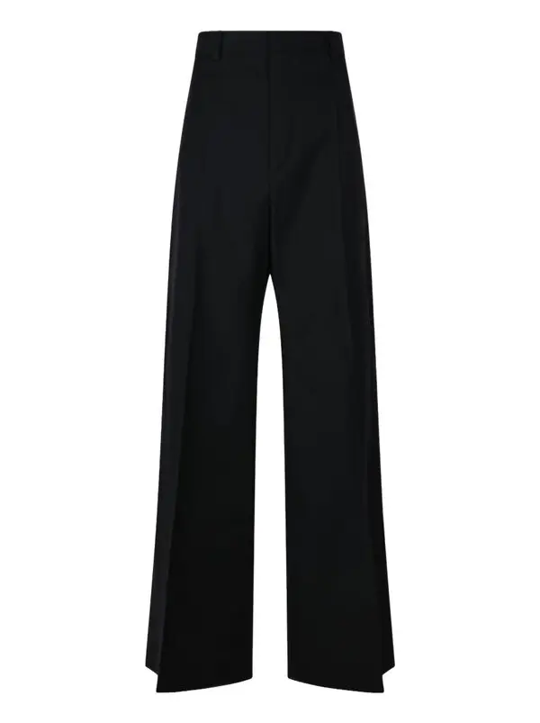 Celine Tailored Trousers With Belt Loops - Black