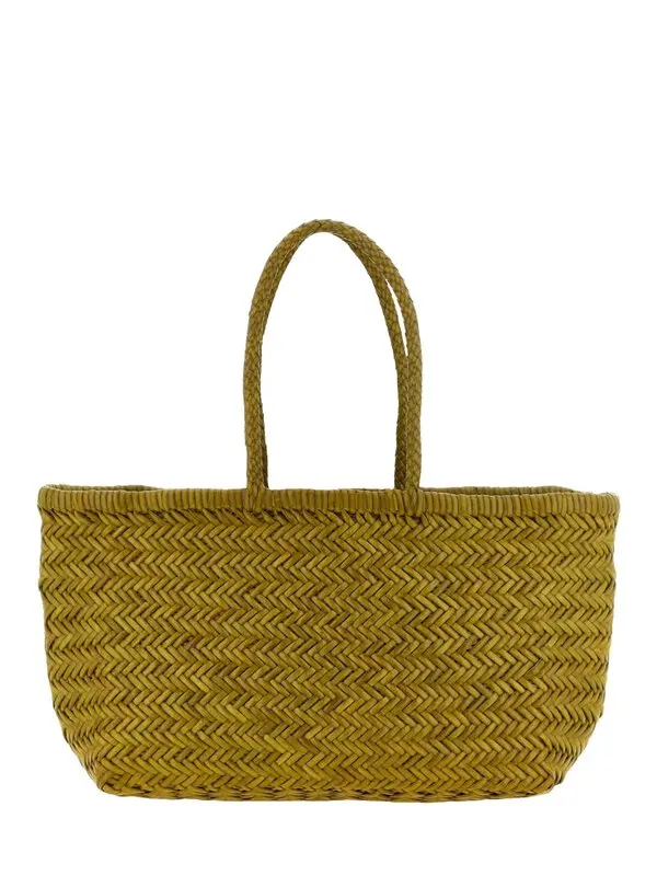 Dragon Diffusion Bamboo Triple Jump Large Shoulder Bag - Green