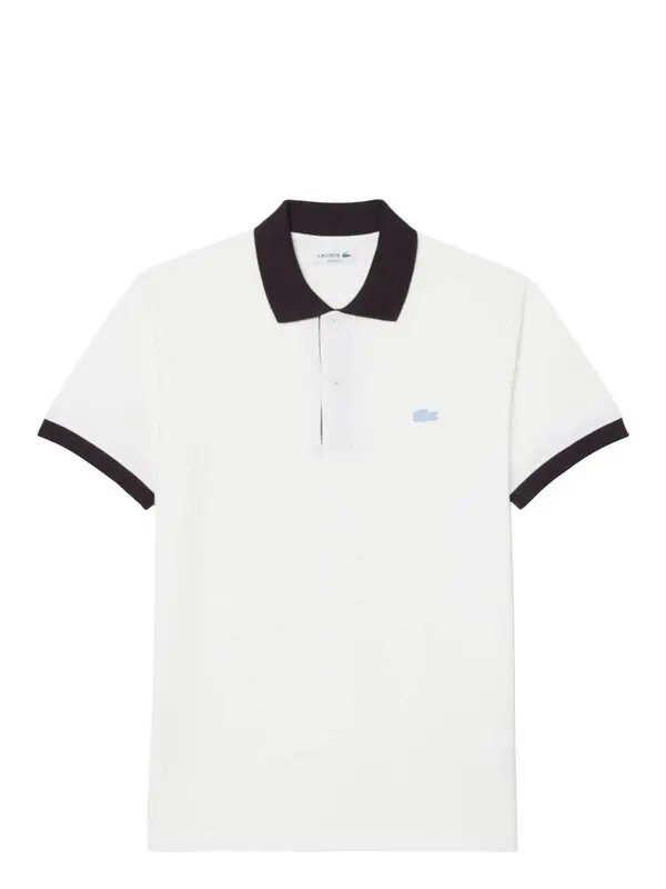 Lacoste Color-blocking Polo Shirt - White