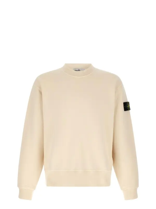 Stone Island Long-sleeved Sweatshirt - Ivory
