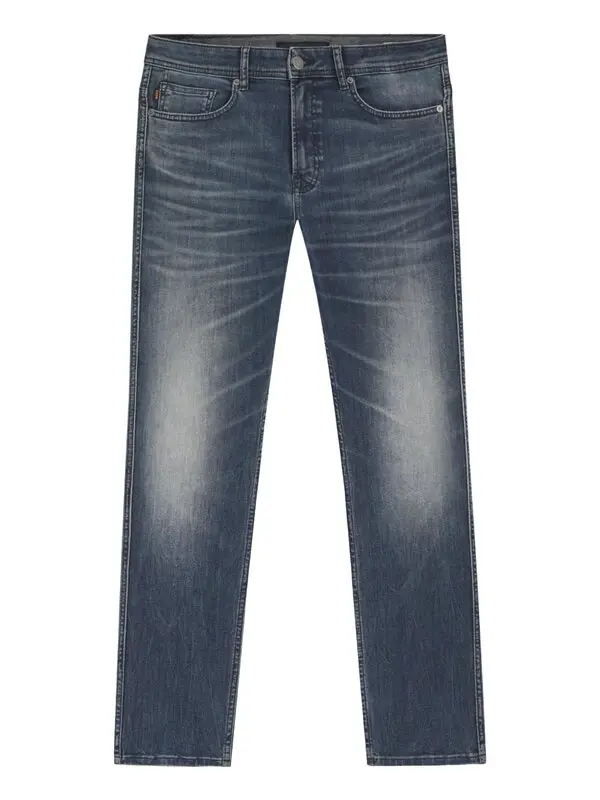 Hugo Boss High-rise Slim Fit Jeans - Gray