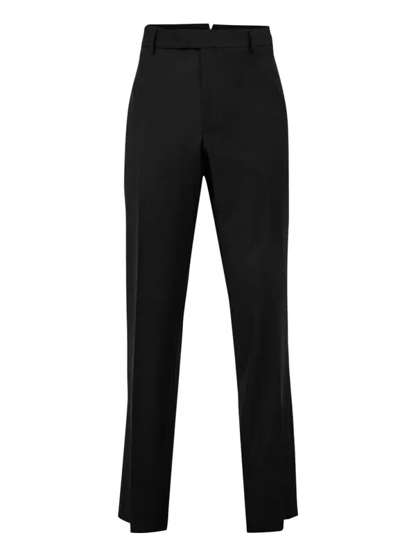 Hugo Boss Straight Leg Tailored Trousers - Black