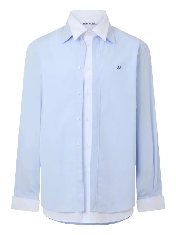 Acne Studios Fauxtwopiece Shirt - Blue