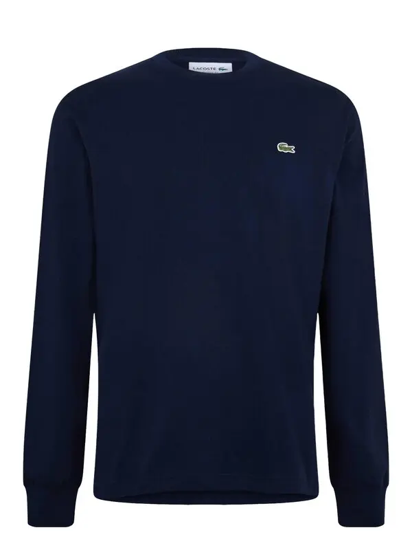 Lacoste Crewneck Long Sleeve Top - No