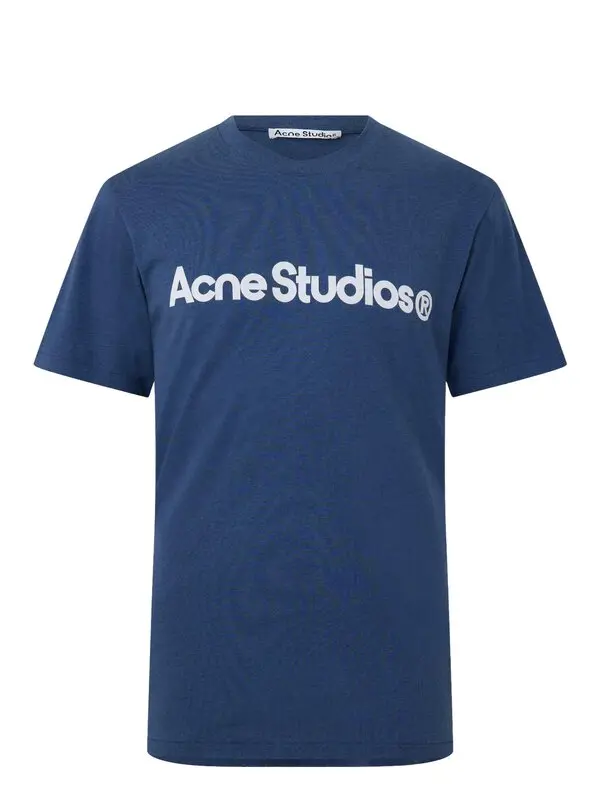 Acne Studios Minimalist Crewneck Tshirt - Blue