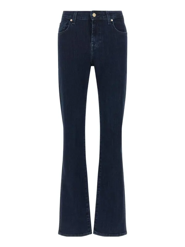 7 For All Mankind Mid-rise Flared Leg Jeans - Blue