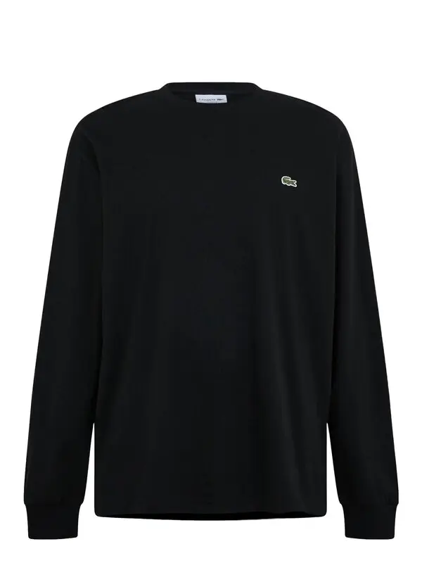Lacoste Crewneck Long Sleeve Top - No
