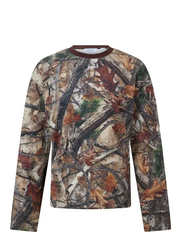 Off-White Printed Longsleeve Tshirt - Black