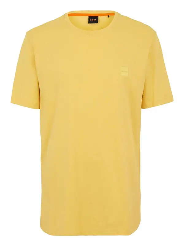 Hugo Boss Minimalist Crewneck Shortsleeve - Yellow