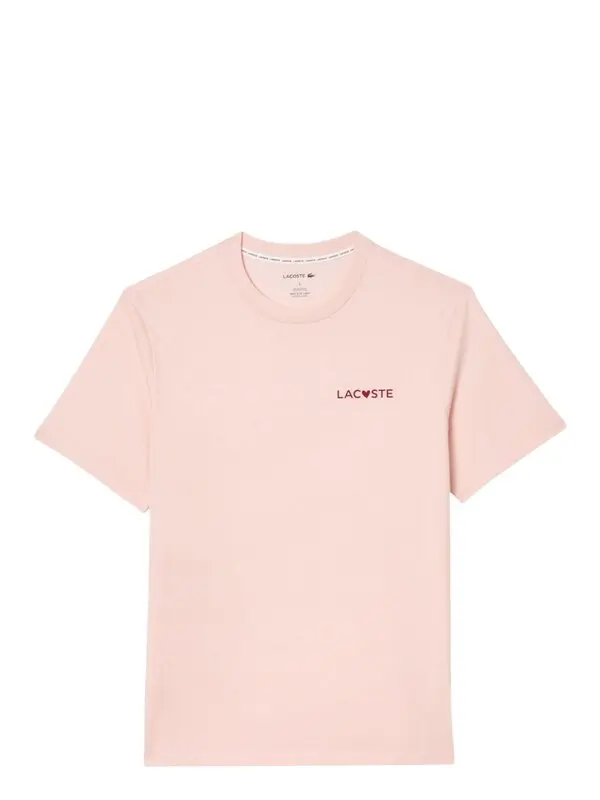 Lacoste Crewneck Shortsleeve Tee - Pink