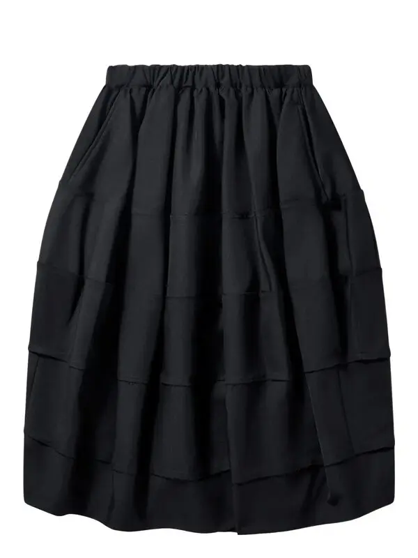 Comme Des Garçons Paneled Skirt - Black