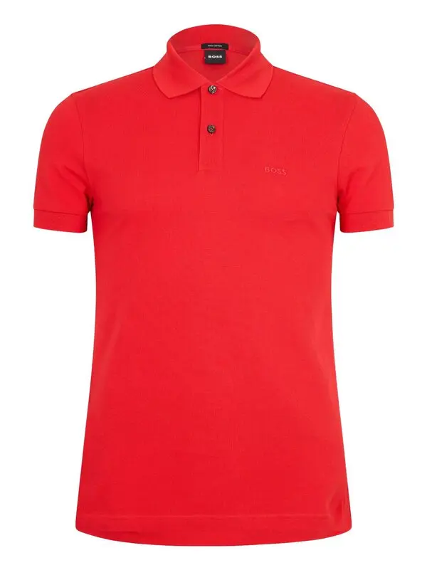 Hugo Boss Shortsleeve Polo Shirt - Red