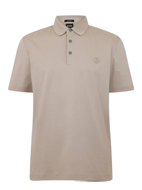 Hugo Boss Cotton Shortsleeve Polo Shirt - No