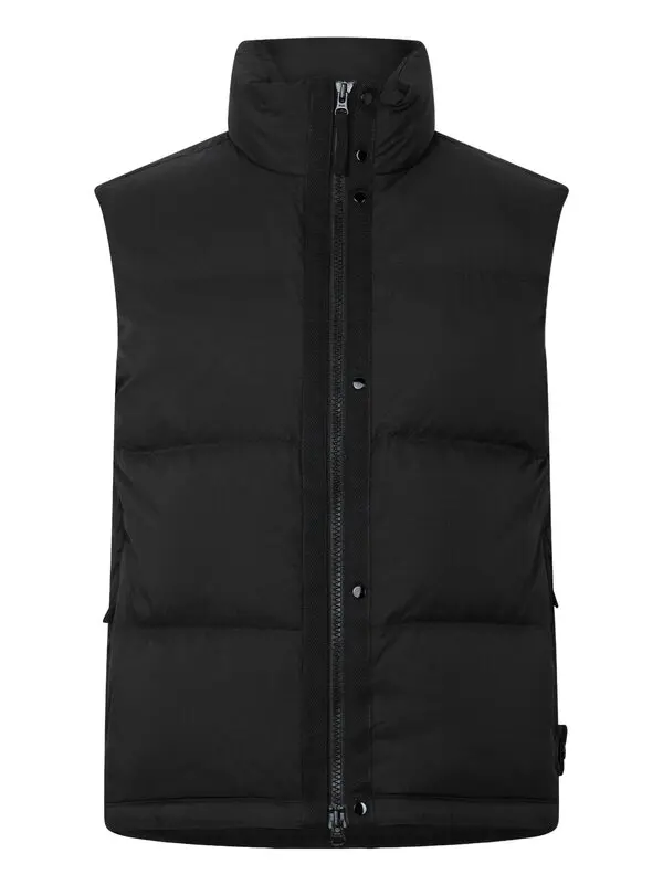 Stone Island Stand Collar Padded Vest - Black