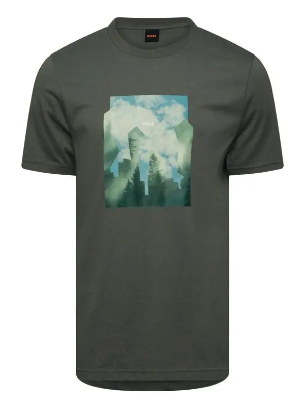 Hugo Boss Print T-shirt - Grey