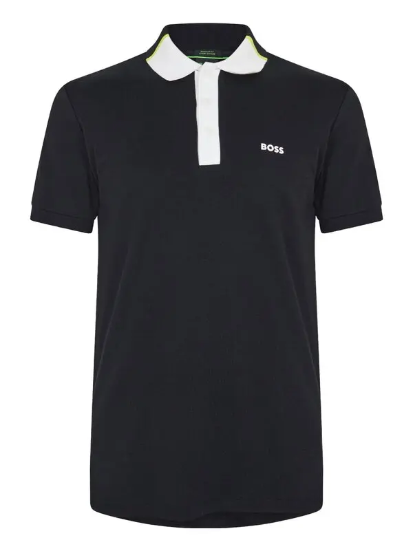 Hugo Boss Shortsleeve Polo Shirt - Black