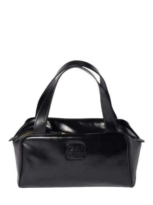 Miu Miu Zippered Handbag - Black