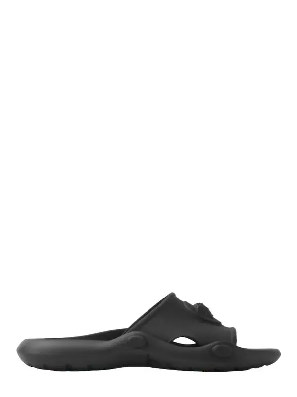 Versace Nettuno Rubber Slides - Black