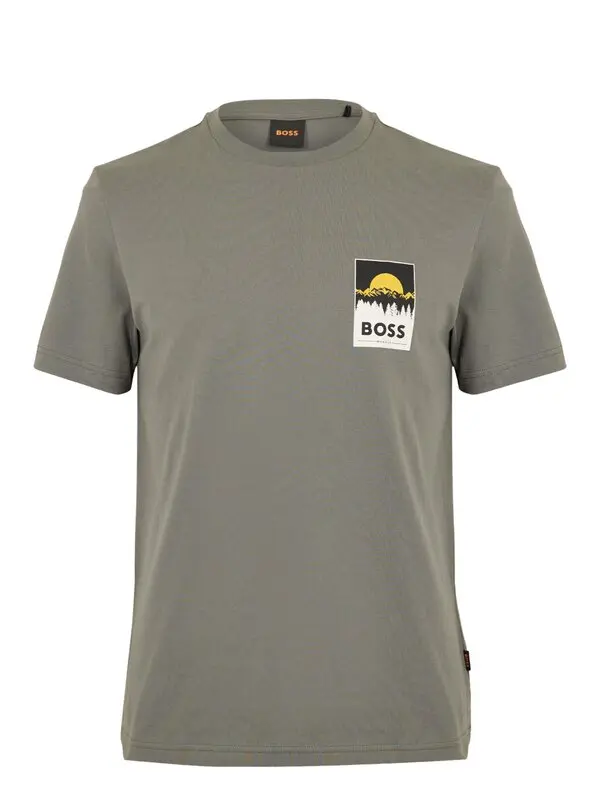 Hugo Boss Crewneck Shortsleeve Tee - Grey