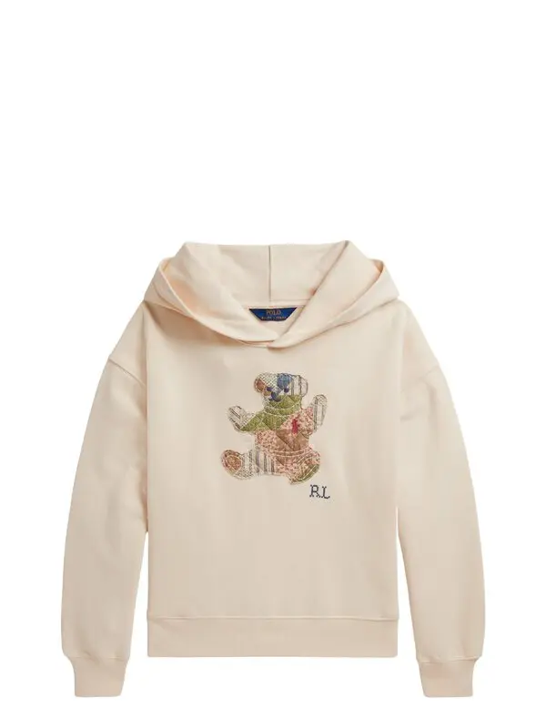 Polo Ralph Lauren Printed Graphic Hoodie - Nude