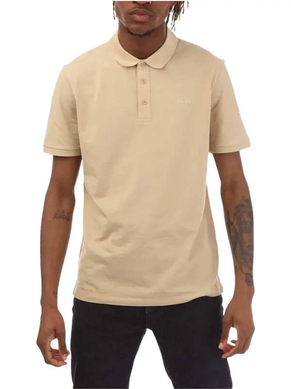 Hugo Boss Solid Polo Shirt - Nude