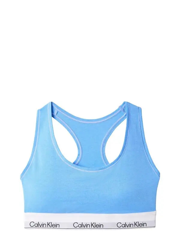 Calvin Klein Cotton Sports Bra - Blue