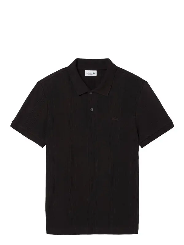 Lacoste Minimalist Striped Shortsleeve Polo - No