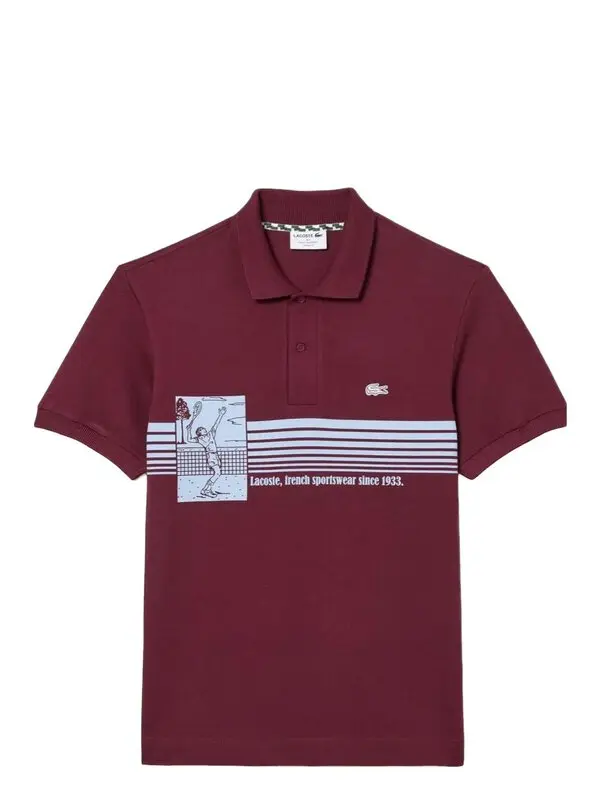 Lacoste Shortsleeve Polo Shirt - Red
