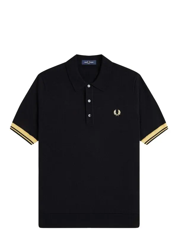 Fred Perry Shortsleeve Polo Shirt - Black