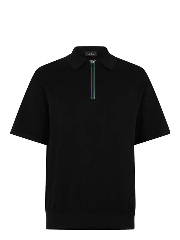 Paul Smith Shortsleeve Polo Shirt - Black