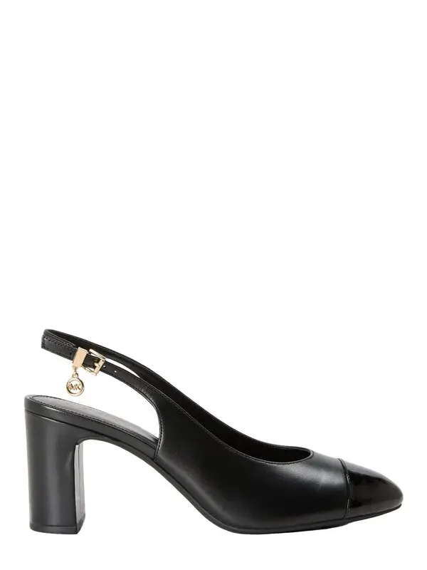 Michael Kors Strappy High Heel Slingbacks - Black