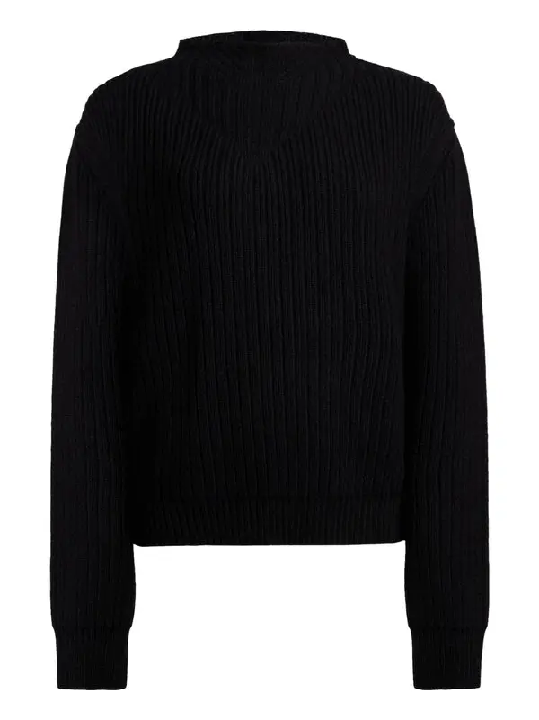 Rick Owens Wool Knit Top - Black