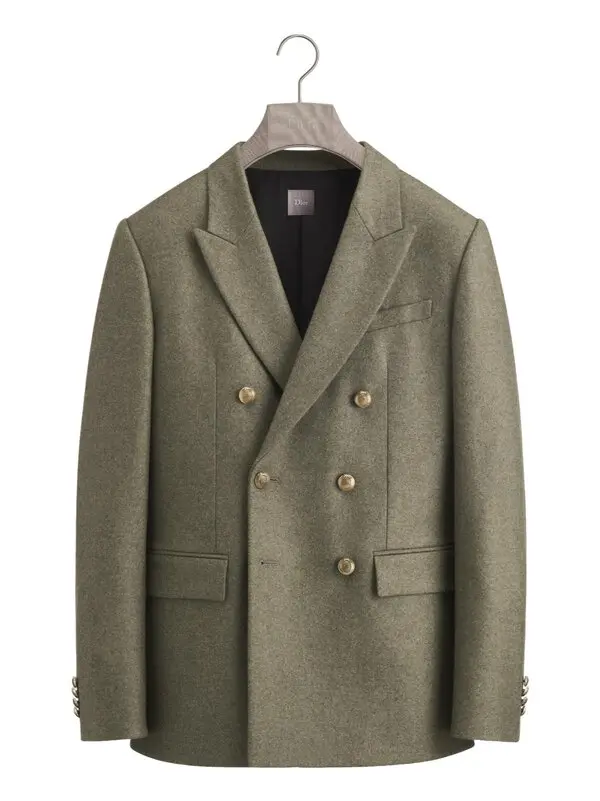 Dior Double-breasted Jacket - Khaki