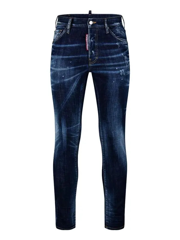 Dsquared2 Slim Fit Distressed Jeans - Black