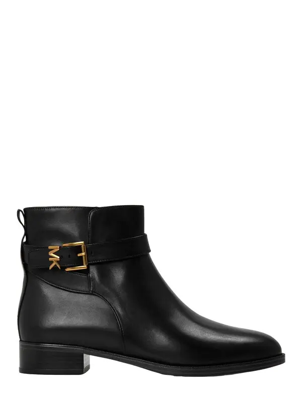 Michael Kors Ankle Boots With Buckle Detail - Black