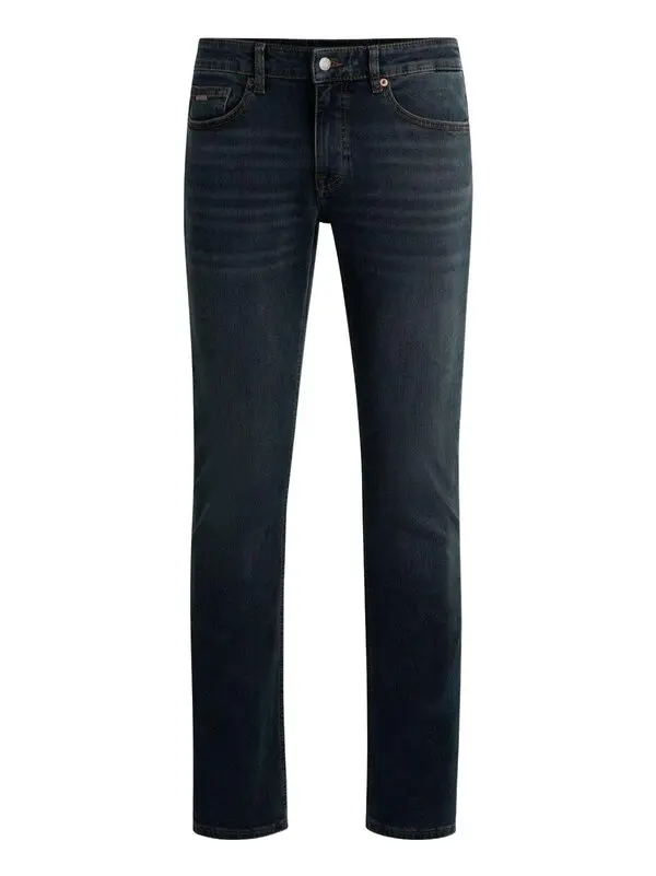 Hugo Boss Dark Washed Denim Jeans - Blue