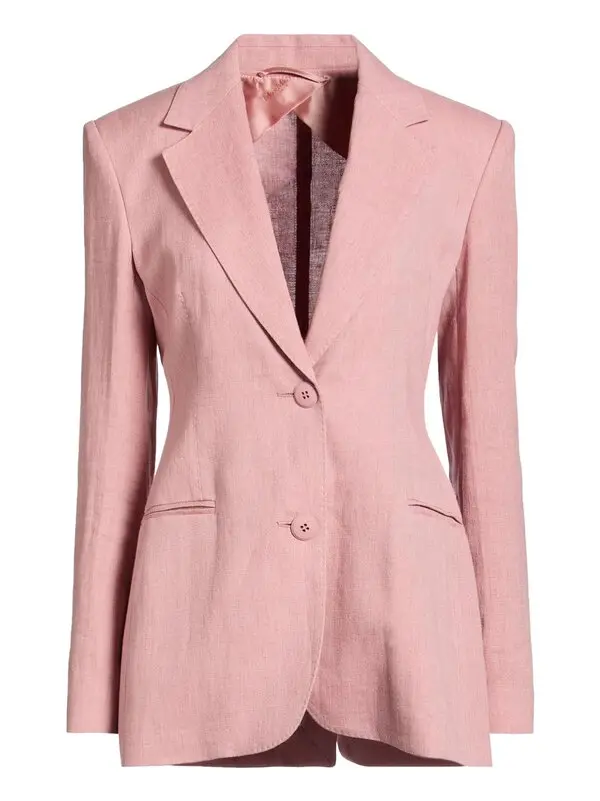 Max Mara Single-breasted Linen Blazer - No