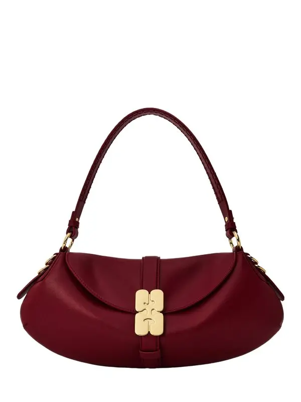 GANNI B-kt Hobo Bag - Red