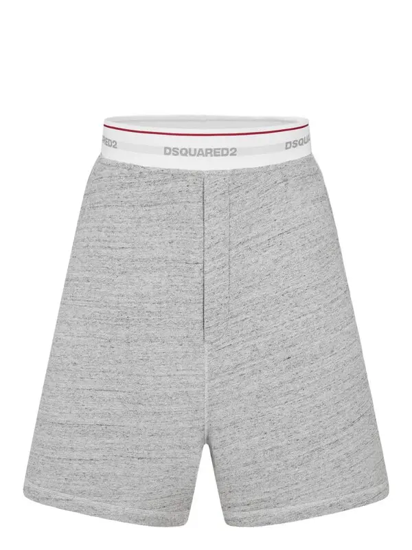 Dsquared2 Fleece Jogger Shorts - Grey