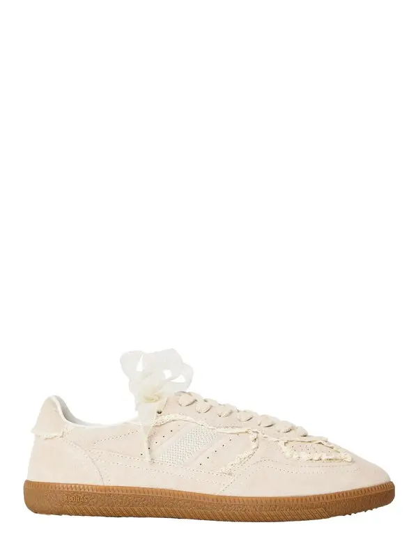 ALOHAS Crochet Lace-up Low Top Sneakers - No