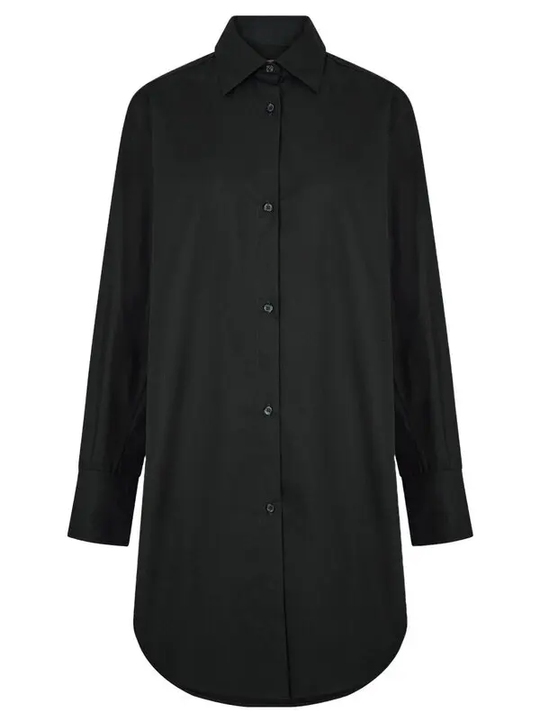 Hugo Boss Long Shirt Dress - Black